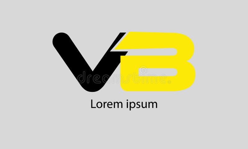 VB LOGO stock vector. Illustration of font, initial - 189160736