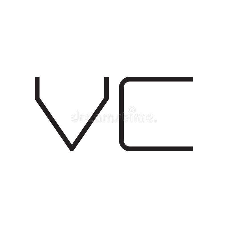 Vc Initial Letter Vector Logo Icon Stock Vector - Illustration of ...