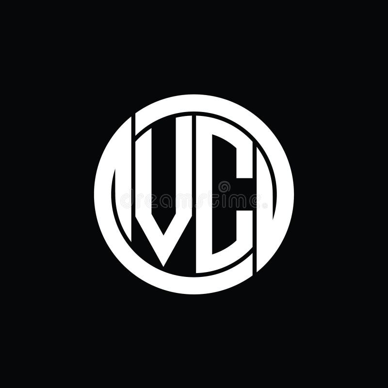 VC Logo Monogram Shield Inside Circle Shape Vector Images Design ...