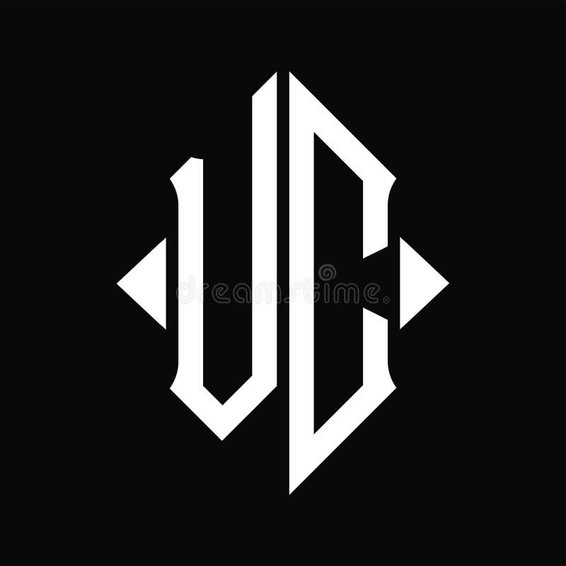 VC Logo Monogram with Shield Shape Isolated Design Template Stock ...