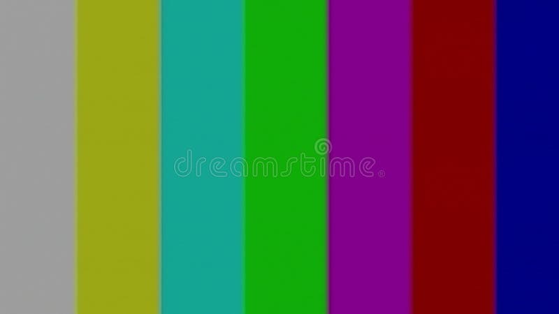 VCR Color Bars Test Image from a VCR Camcorder Stock Footage - Video of ...