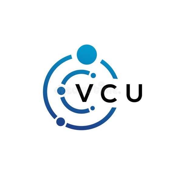 VCU Letter Technology Logo Design on White Background. VCU Creative ...