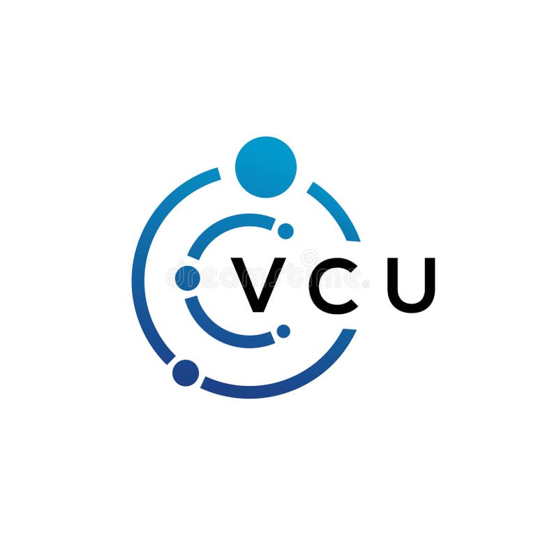 VCU Letter Technology Logo Design on White Background. VCU Creative ...