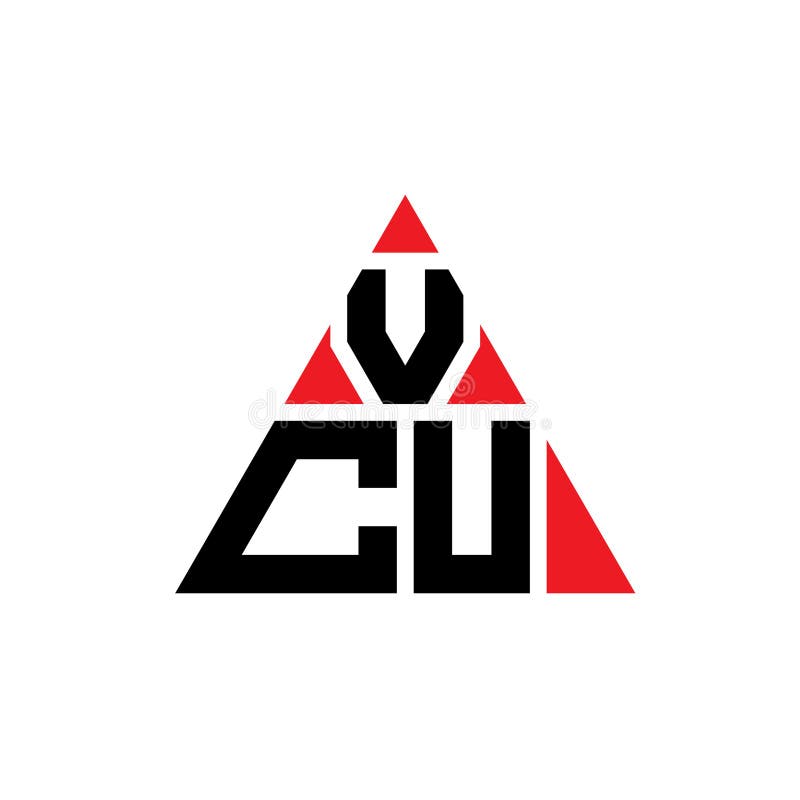 VCU Triangle Letter Logo Design with Triangle Shape. VCU Triangle Logo ...