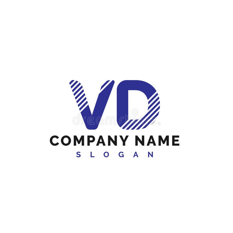 VD Letter Logo Design. VD Letter Logo Vector Illustration - Vector ...