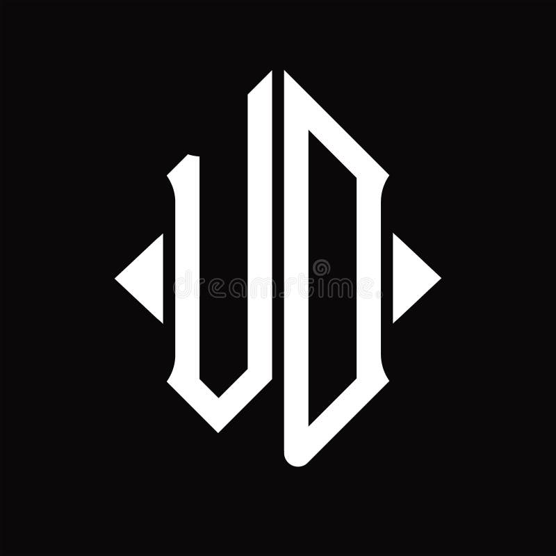 VD Logo Monogram with Shield Shape Isolated Design Template Stock ...