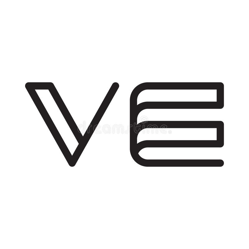 Ve Initial Letter Vector Logo Icon Stock Vector - Illustration of ...