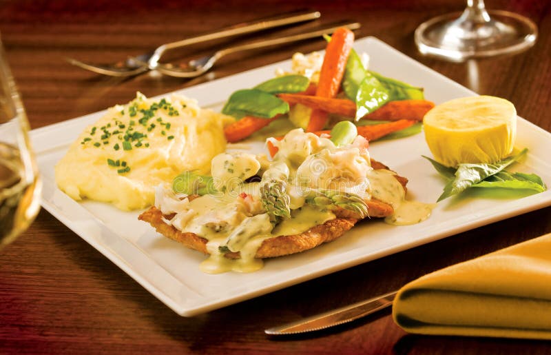 Veal Dinner stock photo. Image of tasty, steak, main - 24682910