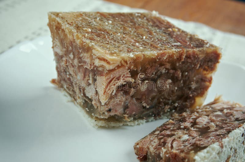 Veau en gelée photo stock. Image du suède, gelée, oeuf - 58154624