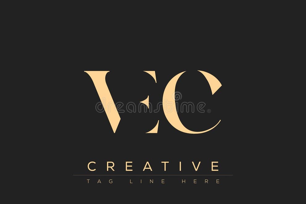 VEC Abstract Letter Logo Design Stock Vector - Illustration of initial ...