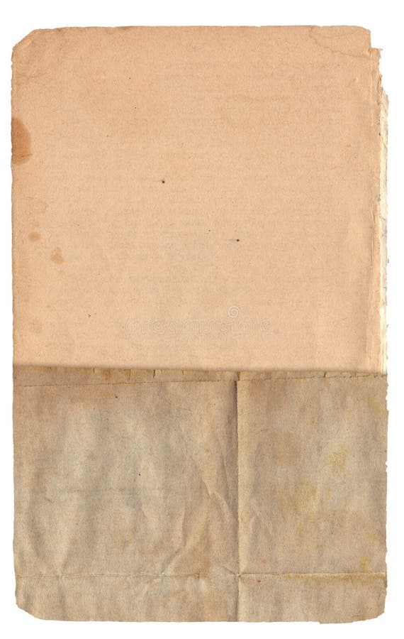 Vecchia Carta Grezza Vintage Con Graffi E Macchie Isolate Immagine ...