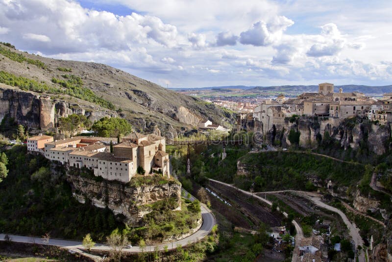 Cuenca - la Spagna immagine stock. Immagine di vista - 17723627