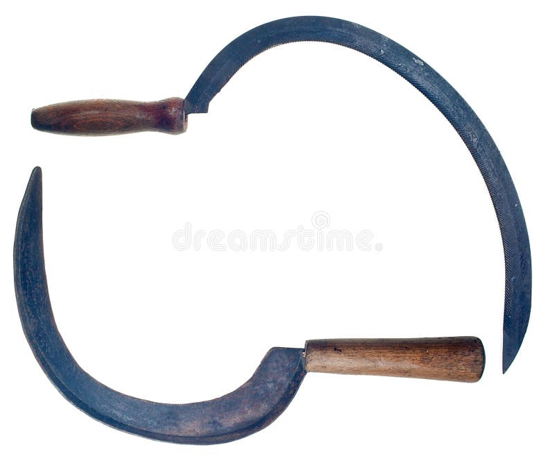 Vecchia falce fotografia stock. Immagine di strumento - 28933668