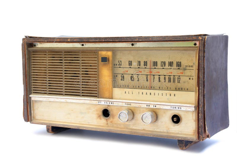 Radio retrò vintage fotografia stock. Immagine di onda - 56941944