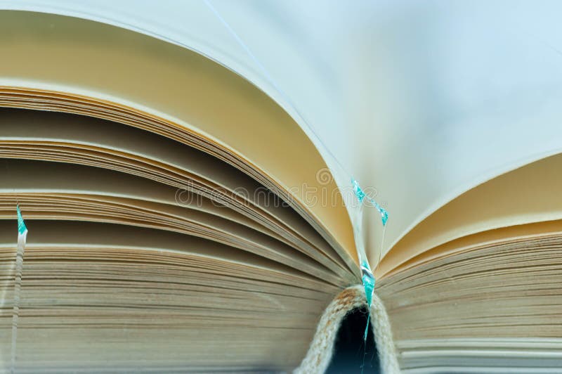 Vecchie Pagine in Bianco Aperte Del Libro Isolate Su Vetro Tagliato ...