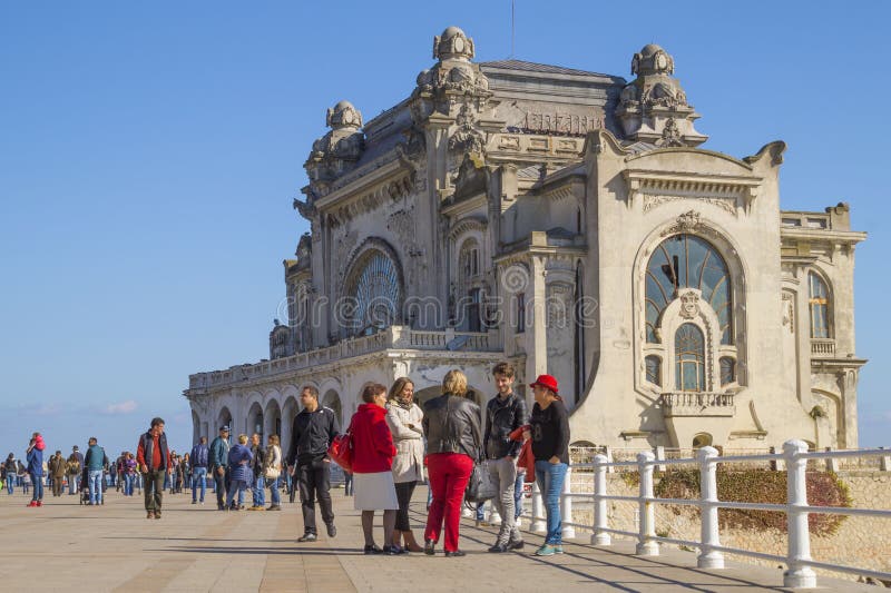 Vecchio Casinò Di Costanza, Romania Fotografia Editoriale - Immagine di ...