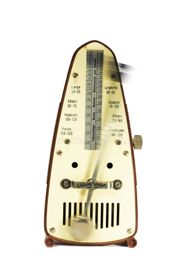 Vecchio Ticchettio Del Metronomo. Fotografia Stock - Immagine di veloce ...