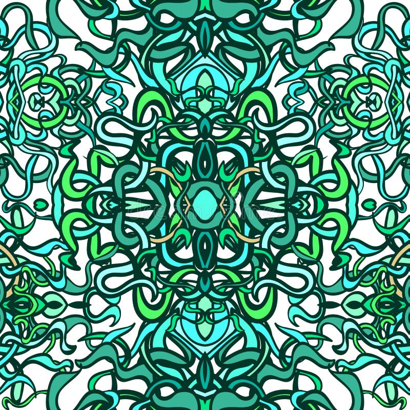 Vecor Colorful Abstract Seamless Pattern Stock Vector - Illustration of ...