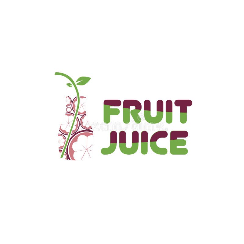 Vecteur Art Logo Template De Logo De Jus De Fruit Et Illustration ...