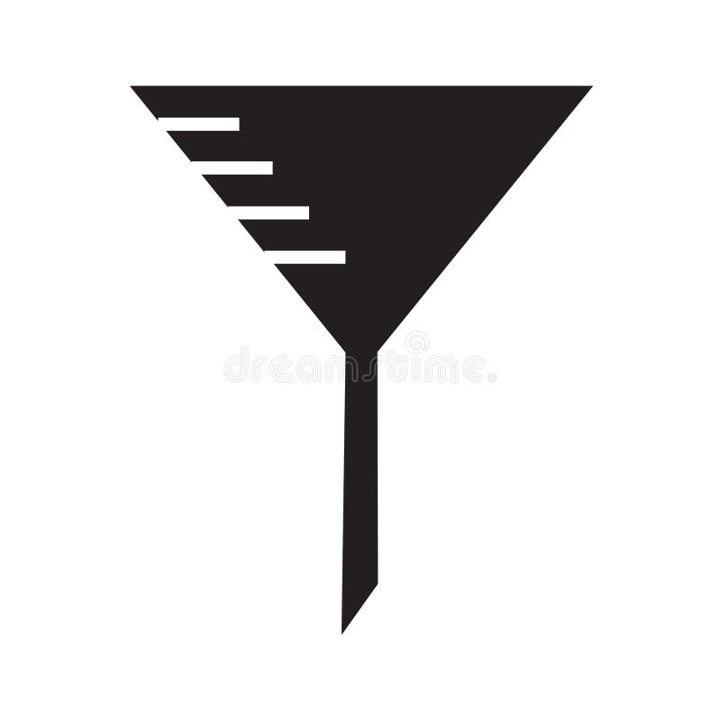 Conception De Symbole De Vecteur D'icône D'entonnoir Illustration de ...