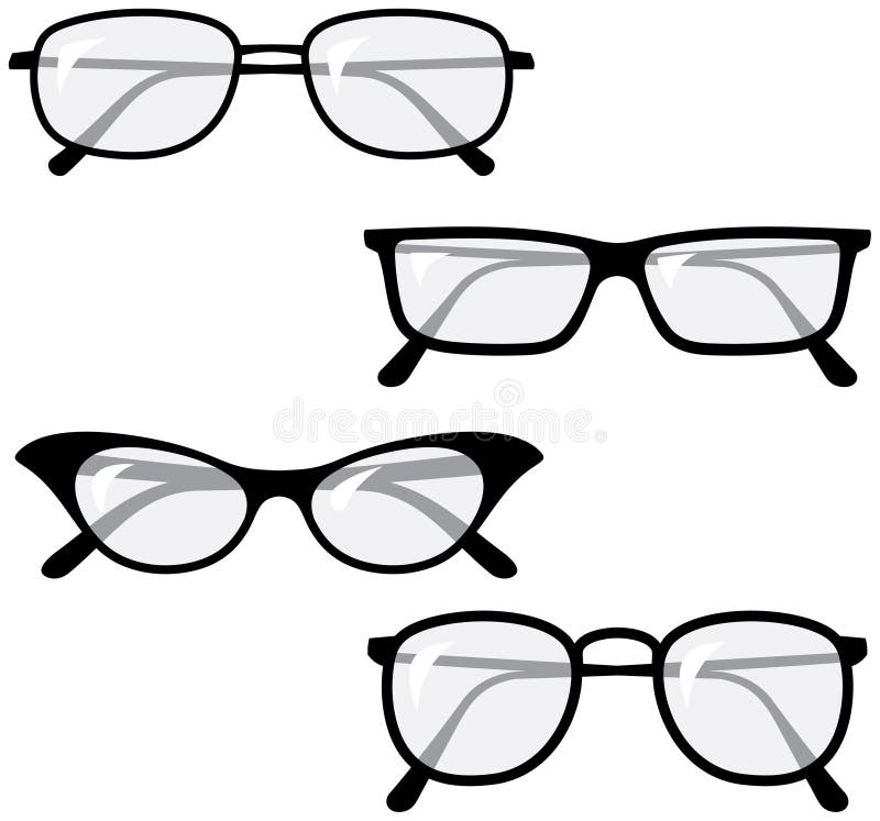 Vecteur D'illustrations De Lunettes Illustration de Vecteur ...