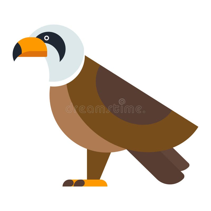 Vecteur D'oiseau De Faune De Rapace D'Eagle Illustration de Vecteur ...