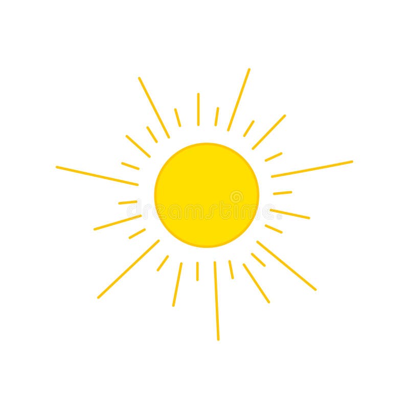 Vecteur de dessin de Sun illustration de vecteur. Illustration du ...