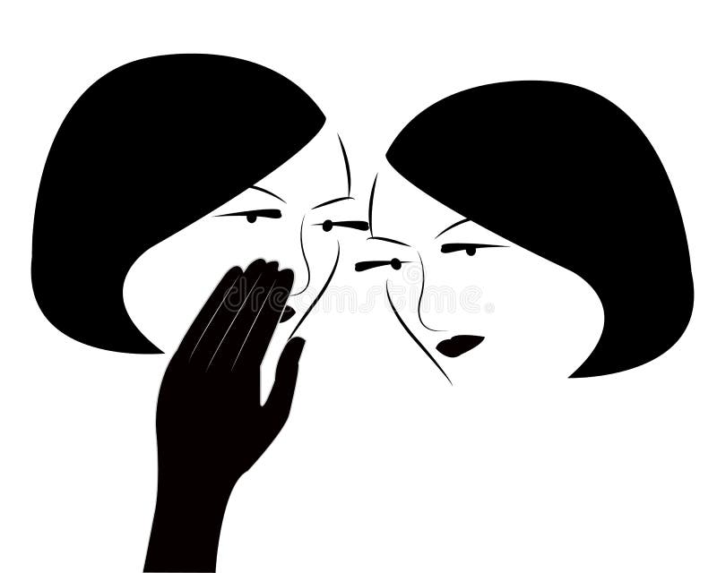 Bavardage Vecteur Cartoon D'isolement Illustration de Vecteur ...