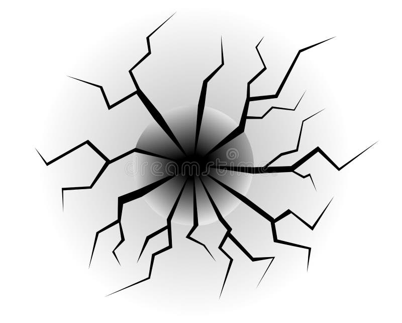 Vecteur de fissure illustration stock. Illustration of illustration ...