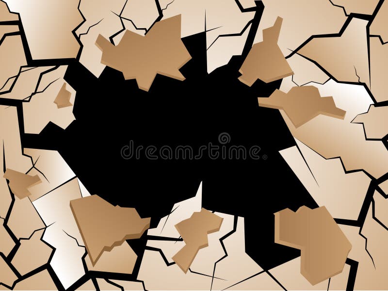 Vecteur de fissures illustration stock. Illustration du rupture - 40817883