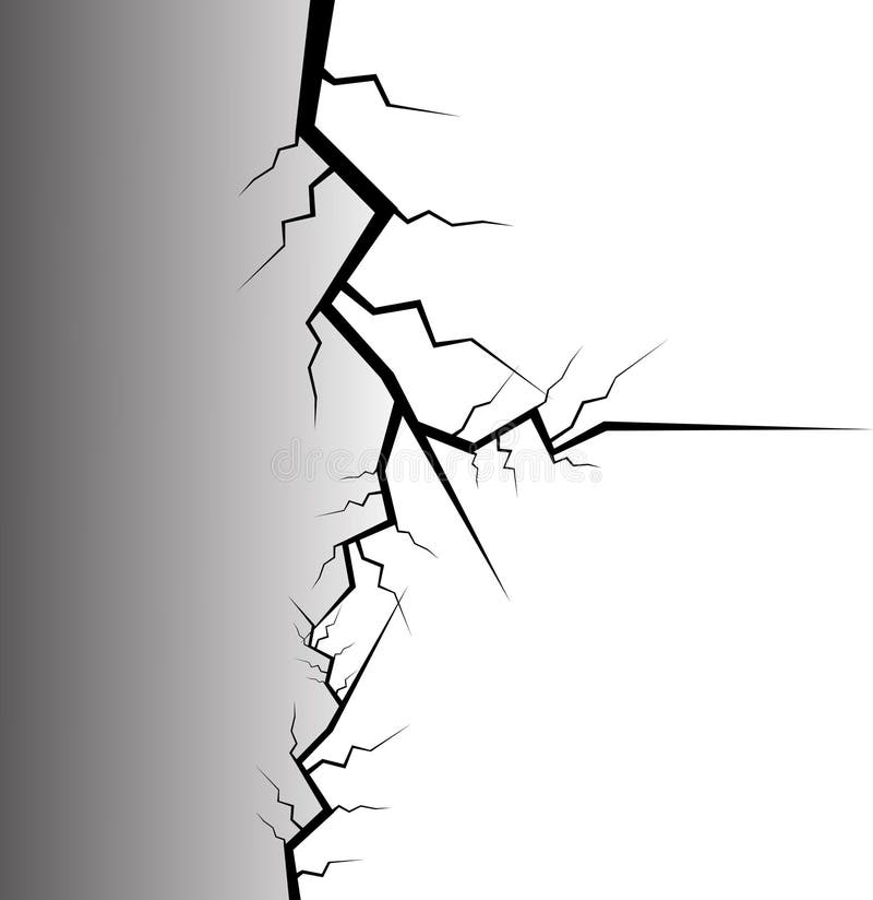 Vecteur de fissures illustration stock. Illustration du rupture - 40817883