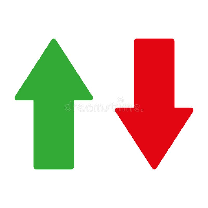 Flèche Vers Le Bas, Triangle Plein Illustration de Vecteur ...