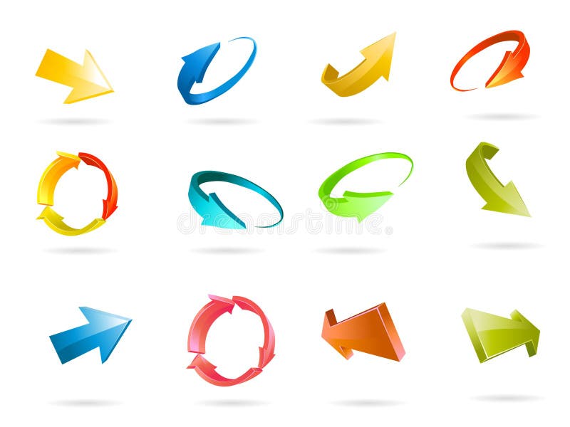 Vecteur De Graphisme De Flèche Illustration de Vecteur - Illustration ...