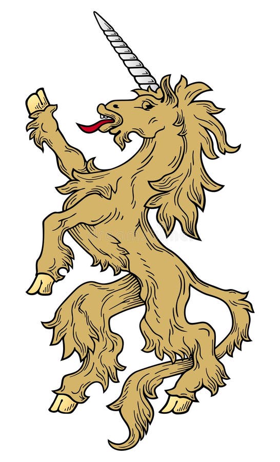 Vecteur de licorne illustration de vecteur. Illustration du dessin ...