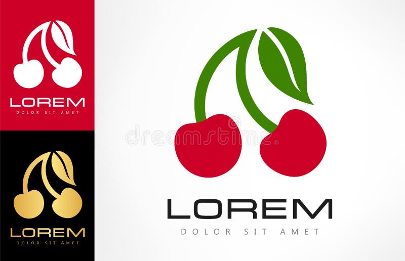 Logo De Cerise Stock Illustrations, Vecteurs, & Clipart – (17,544 Stock ...