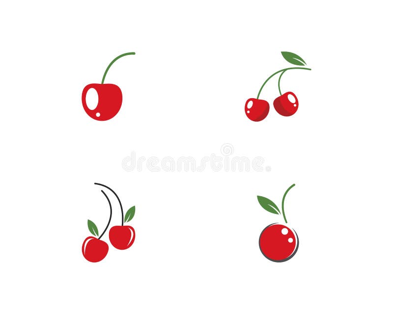 Vecteur de logo Cherry illustration de vecteur. Illustration du emblème ...