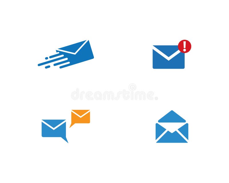 Vecteur De Logo De Courrier Illustration de Vecteur - Illustration du ...