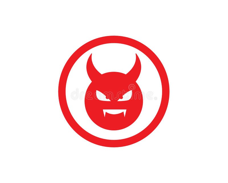 Vecteur de logo de diable illustration de vecteur. Illustration du ...