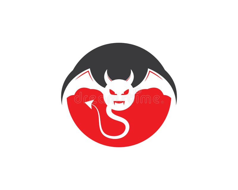 Vecteur de logo de diable illustration de vecteur. Illustration of ...