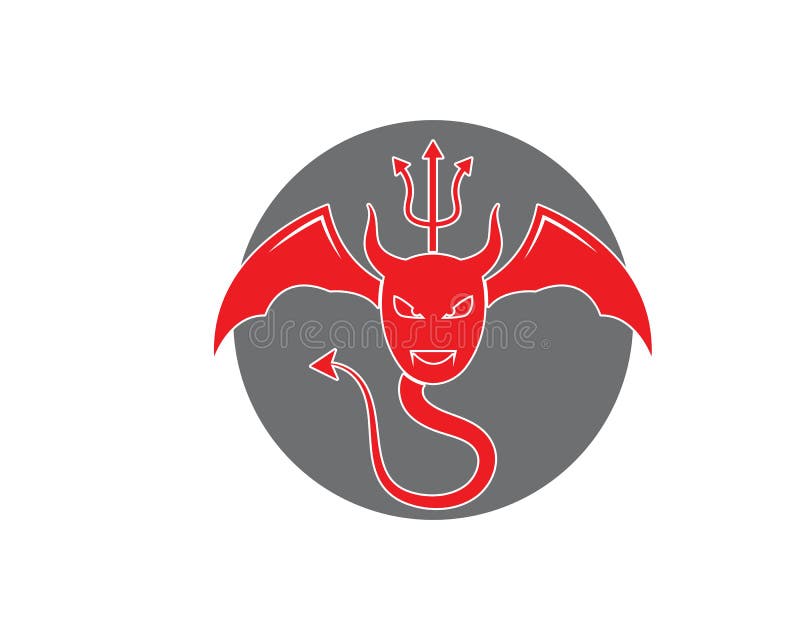Vecteur de logo de diable illustration de vecteur. Illustration du ...