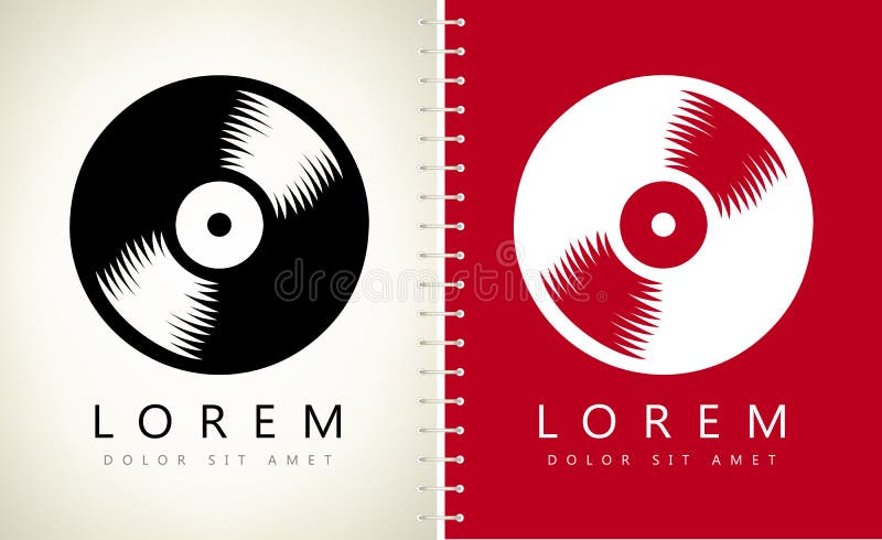 Vecteur De Logo De Disques Vinyle Illustration de Vecteur ...