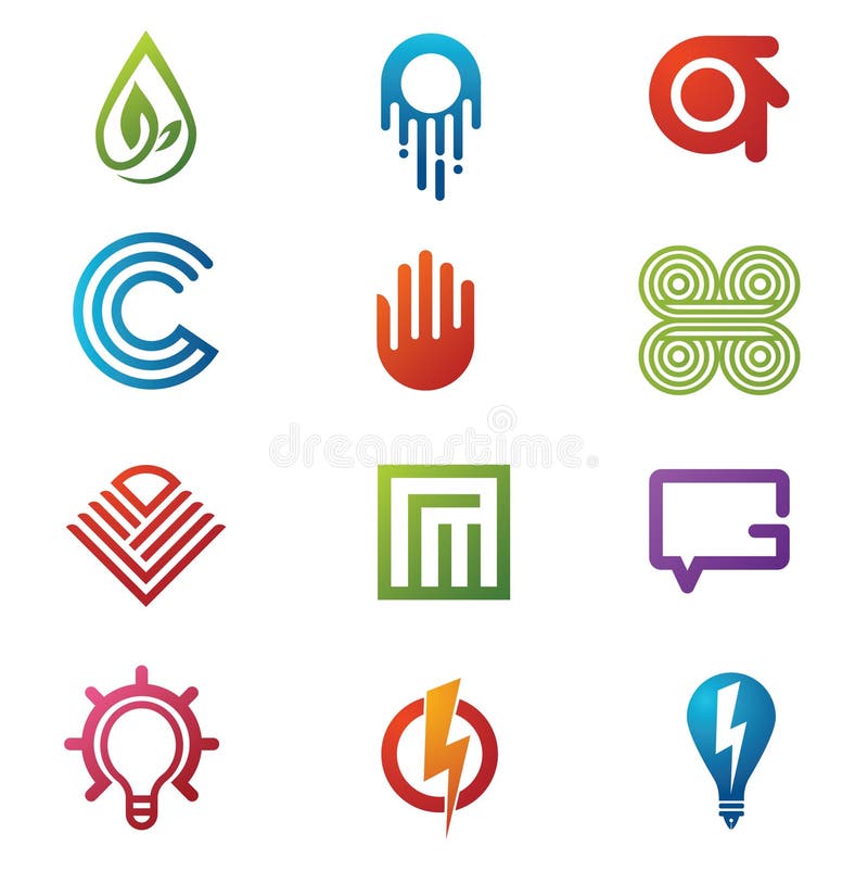 Vecteur De Logo Et D'icônes Illustration de Vecteur - Illustration du ...