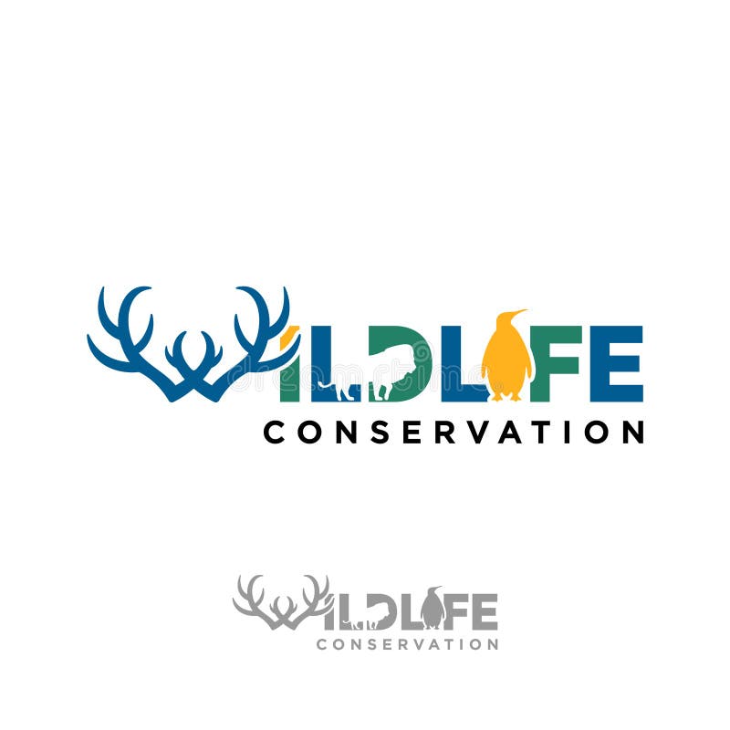 Vecteur De Logo De La Conservation De La Faune Illustration de Vecteur ...