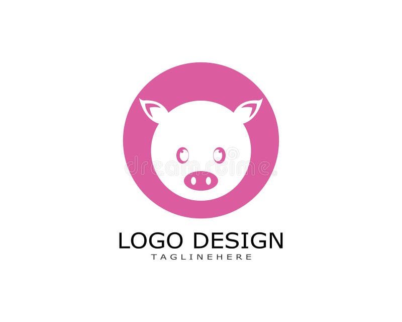 Vecteur de logo de porc illustration stock. Illustration du nourriture ...