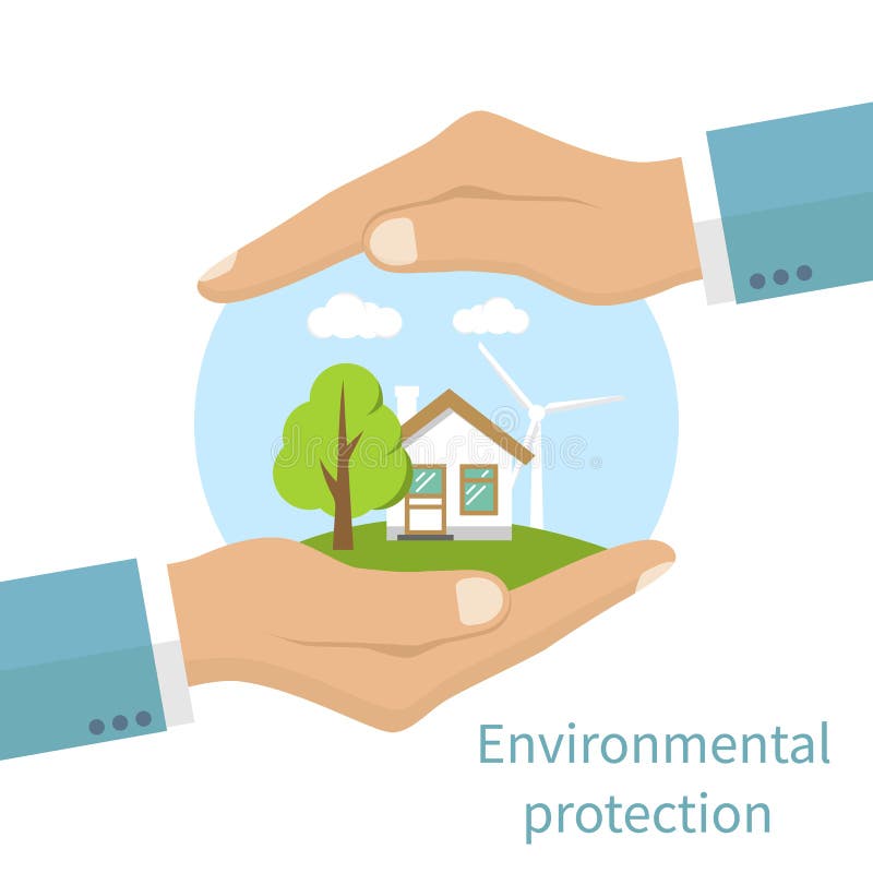 Protection De L'environnement Illustration de Vecteur - Illustration du ...