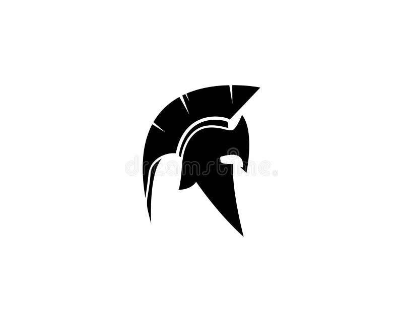Vecteur De Signe Logo Spartiate De Casque Illustration Stock ...