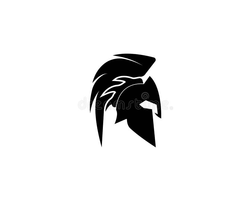 Vecteur De Signe Logo Spartiate De Casque Illustration Stock ...