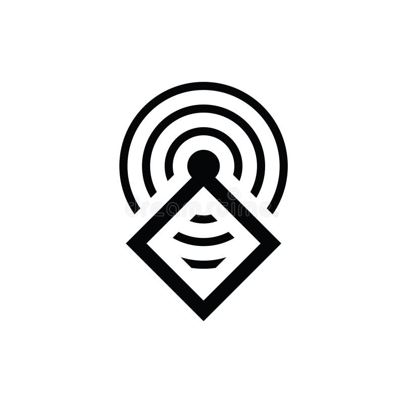 Vecteur De Symbole De Logo Icon De Signal Illustration de Vecteur ...