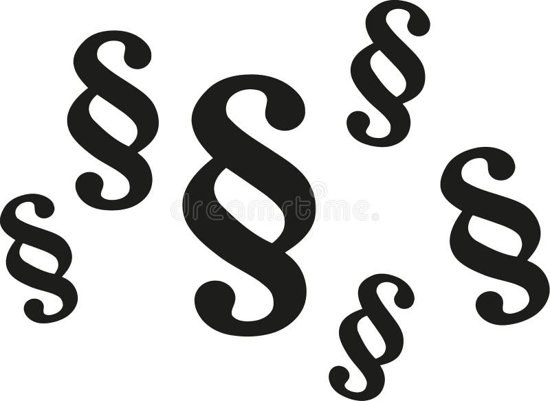 Symboles de paragraphe illustration stock. Illustration du paragraphe ...