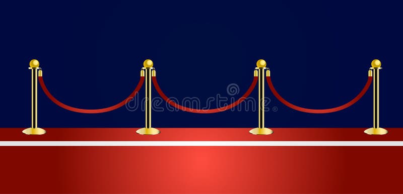 Vecteur de tapis rouge illustration de vecteur. Illustration du ...